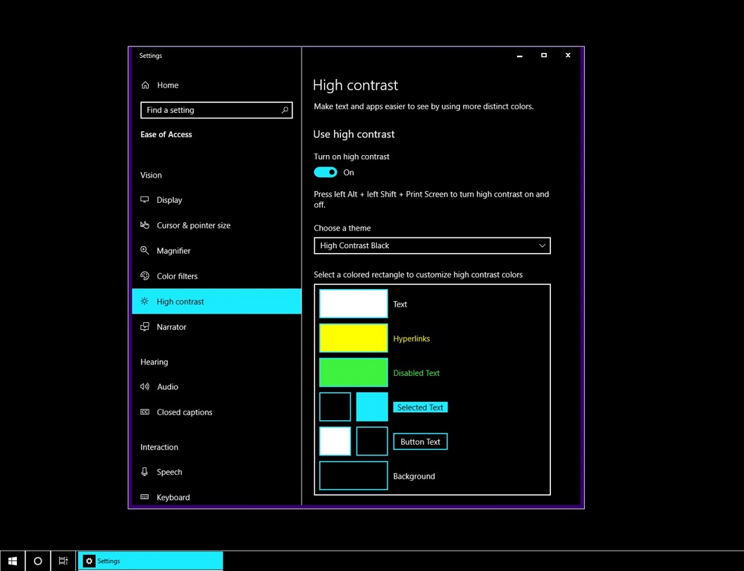 High Contrast Explainer | MSEdgeExplainers