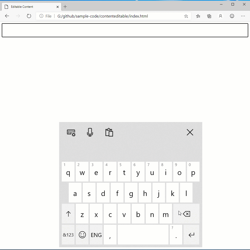 EditContext API Explainer | MSEdgeExplainers